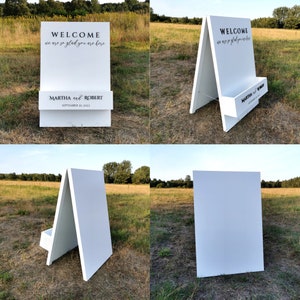 Flower Box Welcome Sign Personalized A-frame Sign Floral - Etsy