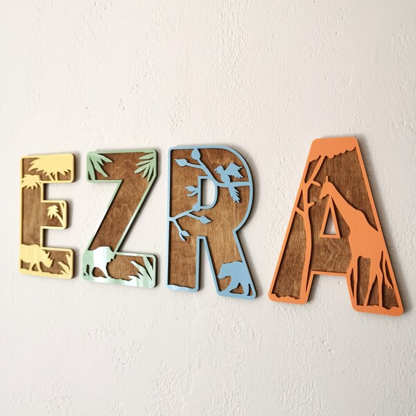 Boy Nursery Letters - Etsy