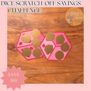 Dice Scratch off Savings Challenge | Cash Stuffing Games - Etsy