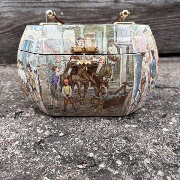 Vintage Box Purse - Etsy
