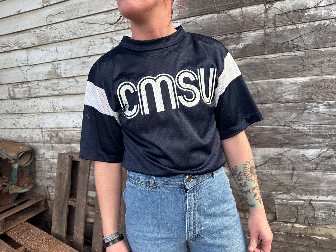 CMSU Artex Athletic Jersey Top / Vintage From the 1970s / Vintage Label ...