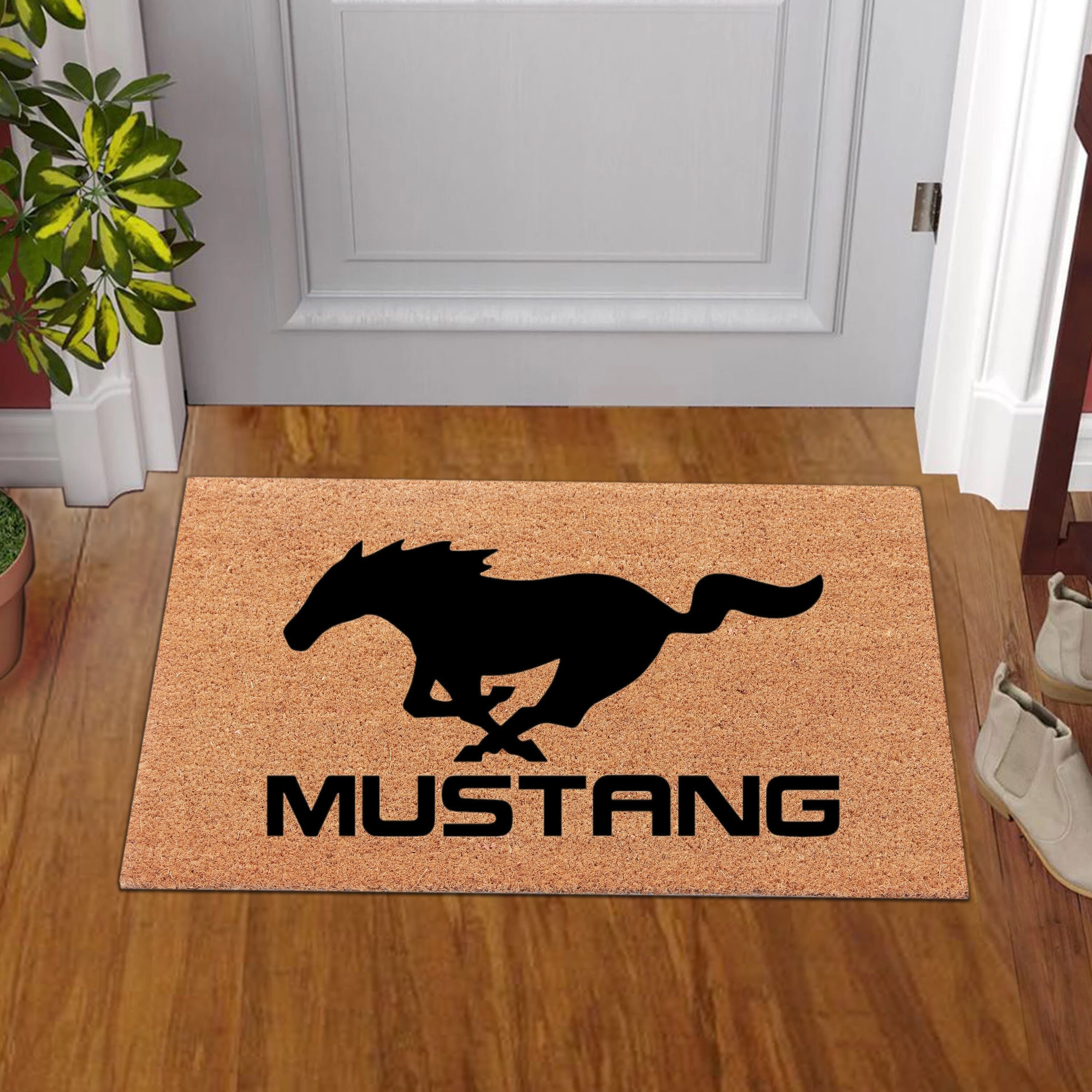 Ford Mustang Cars Logo Doormat Mustang Doormat Mustang - Etsy