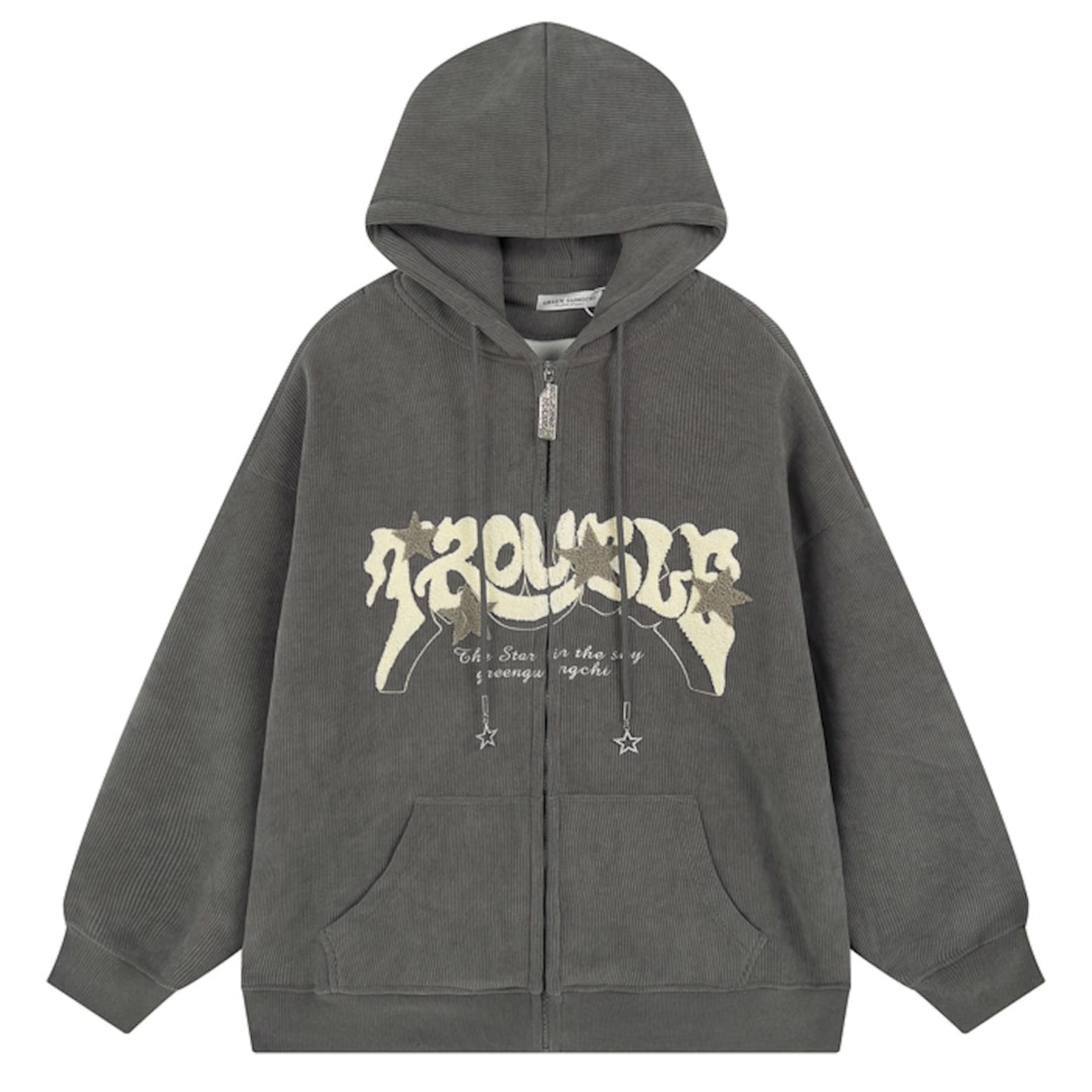 Oversized Y2K Vintage Retro Full Zip up Hoodie Harajuku - Etsy UK