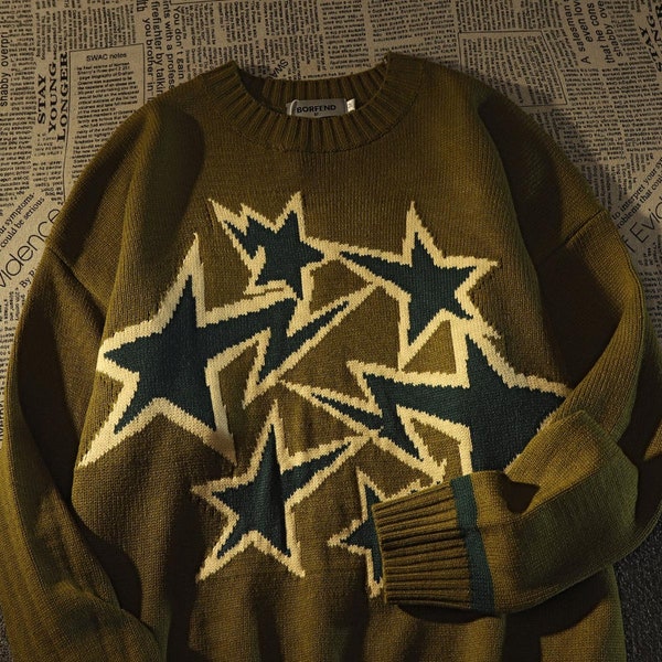 Star Sweater - Etsy