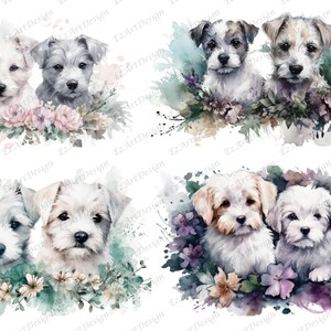 Watercolor Puppy,dog Clipart,watercolour Clip, High-quality PNG ...