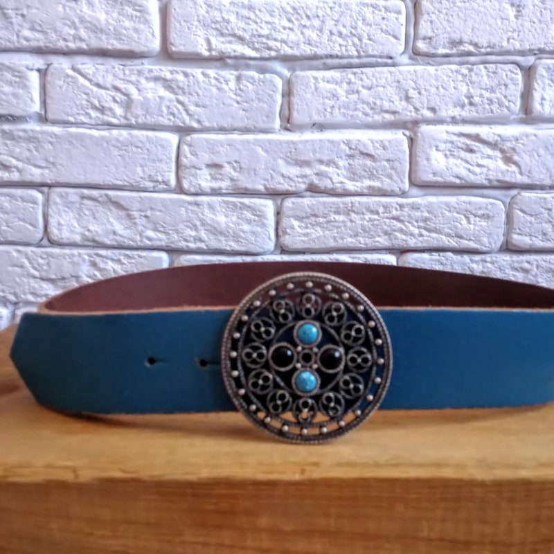 Blue Belt - Etsy