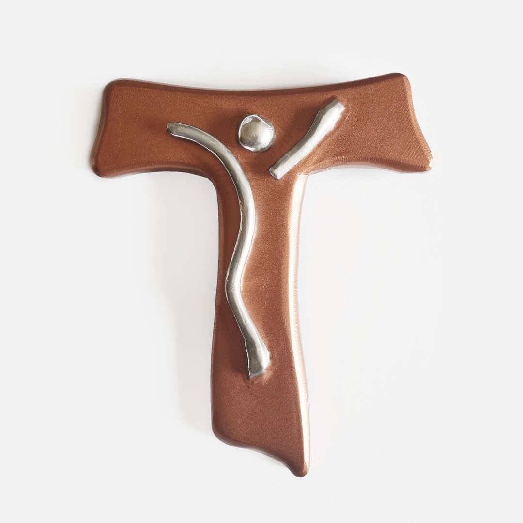 Handmade Tao Crucifix, Wrought Iron Made in Italy Artisan, Loreto ...