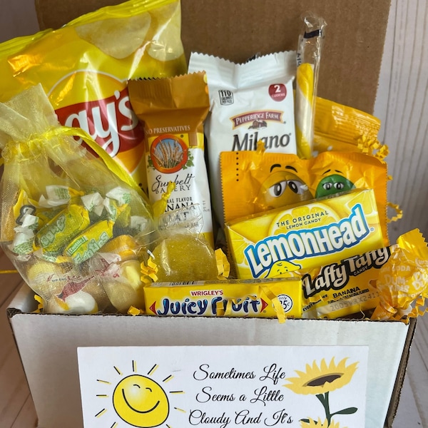 Yellow Care Package - Etsy