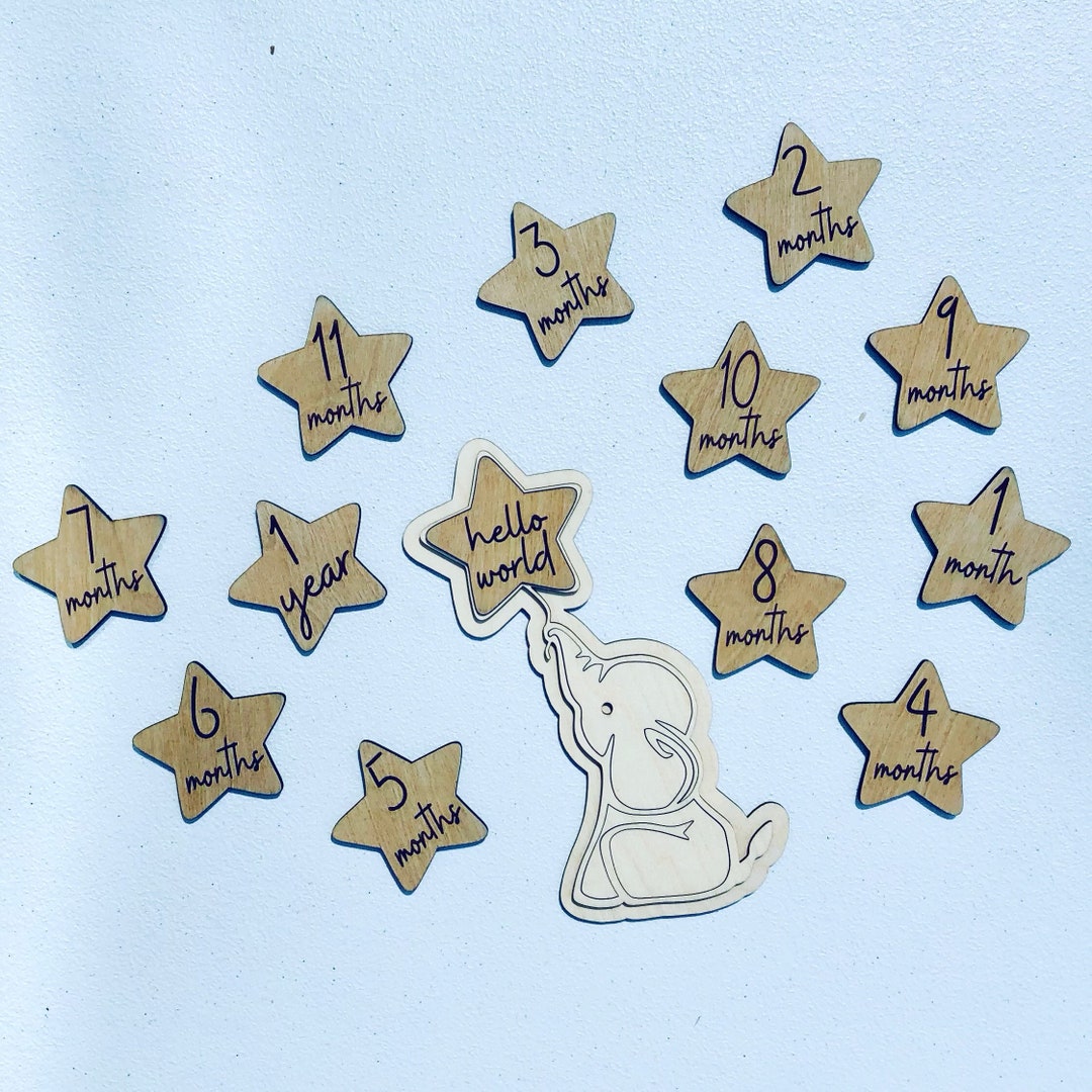 Baby Month Counter Jungle Theme - Etsy