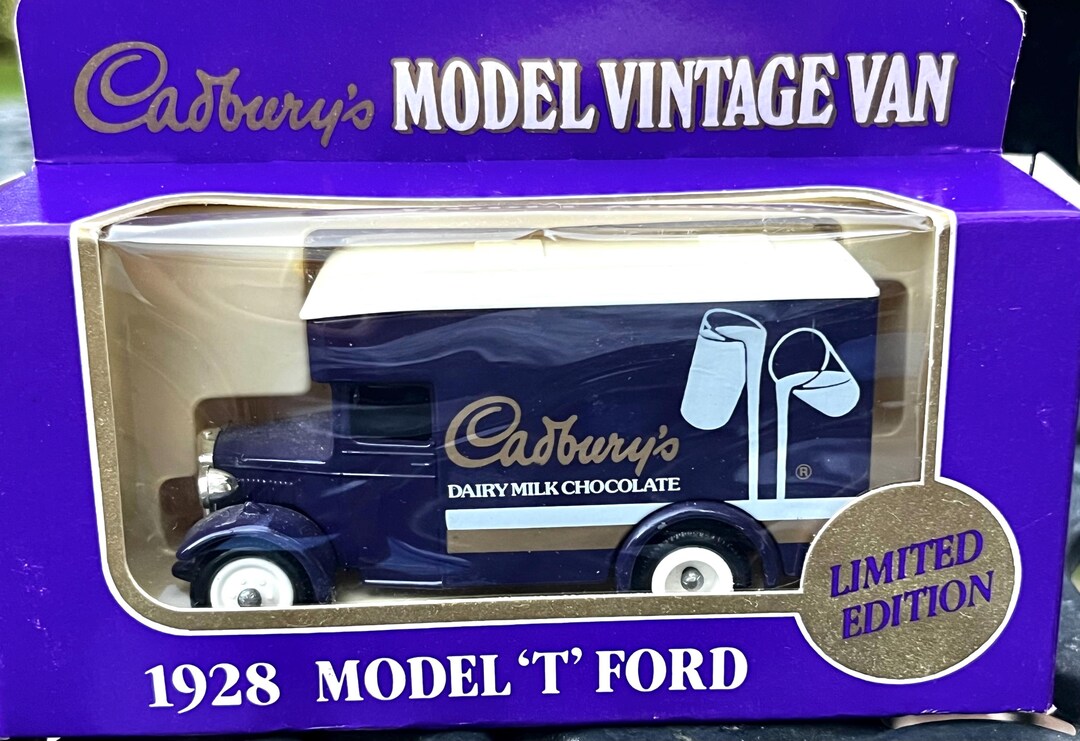 Cadbury’s Model Vintage Van 1928 T Ford Toy Made by Lledo Ltd London ...