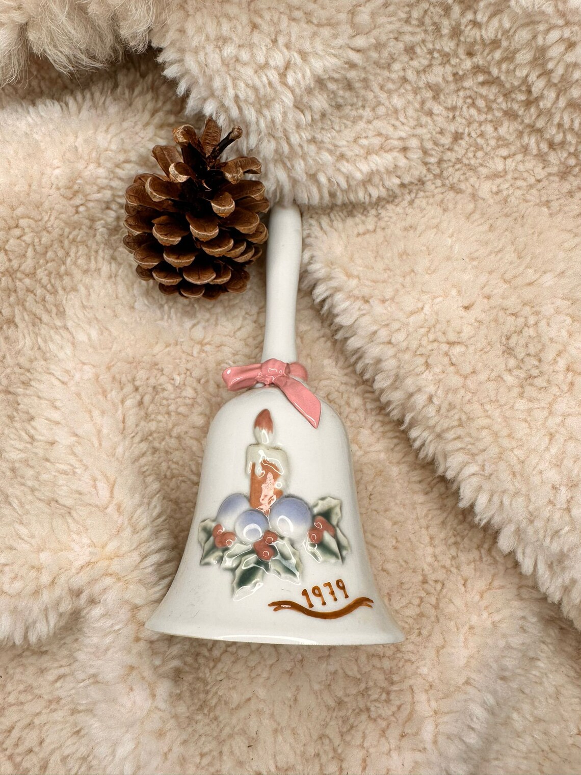 Signed Zaphir Made in Spain First Edition White Porcelain Bell With ...