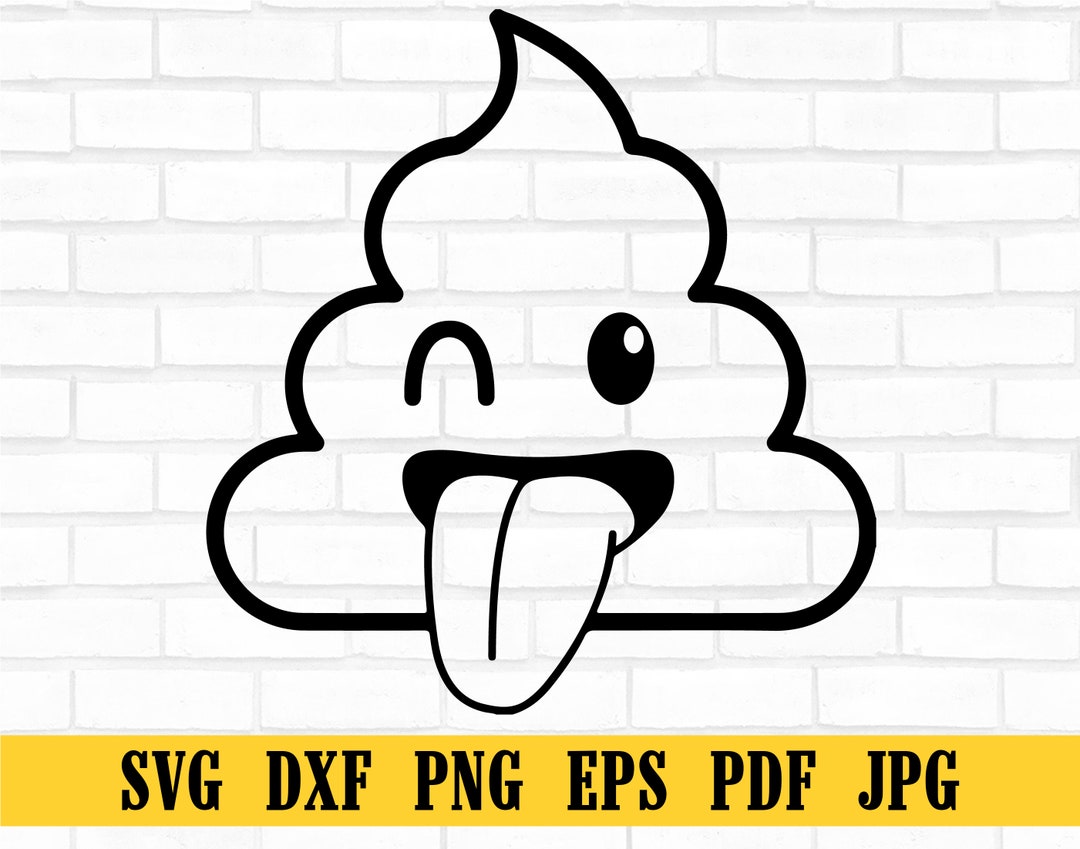 Tongue Poop Svg Poop Emoji Svg Poop Face Emoji Svg Poop - Etsy
