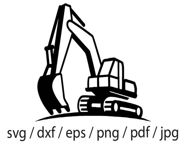 Bagger SVG / Construction SVG / Bagger Clipart / Bagger Cut - Etsy.de
