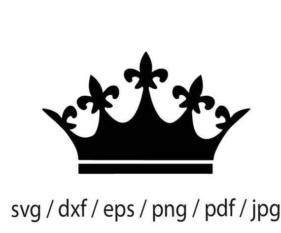 Crown Svg Cutting File Tiara Svg Crown Clipart Crown Etsy