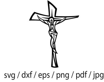Jesus Crucifixion Svg - Etsy