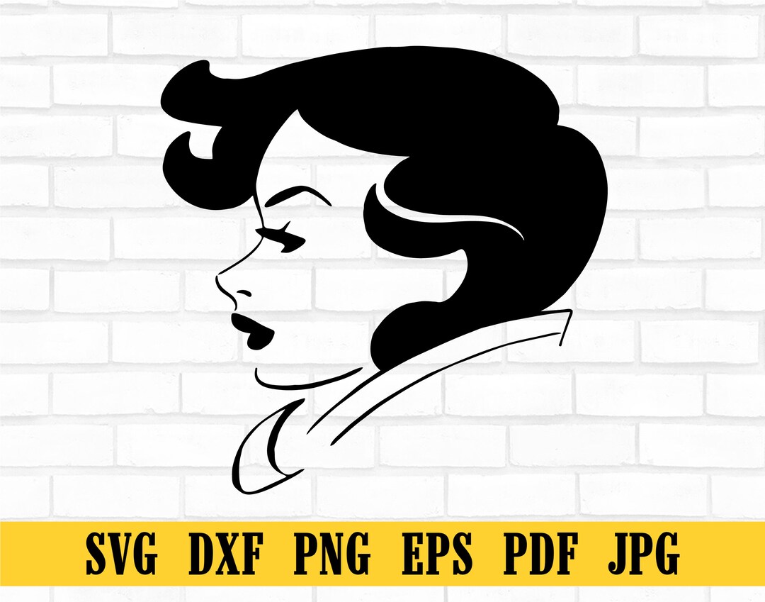 Retro Woman Svg Beautiful Woman Svg Png Woman Silhouette - Etsy UK