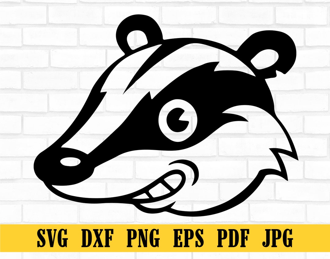 Badger SVG Badger Cut File Badger DXF Badger PNG Badger - Etsy