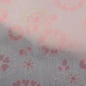 1960s Vintage Batiste Sheer Blend Cotton Fabric, Dressmaking, Pink ...