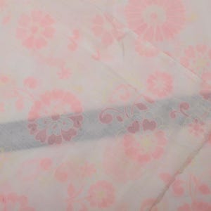 1960s Vintage Batiste Sheer Blend Cotton Fabric, Dressmaking, Pink ...