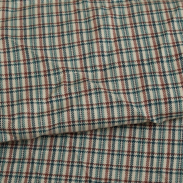 Vintage Plaid Fabric - Etsy
