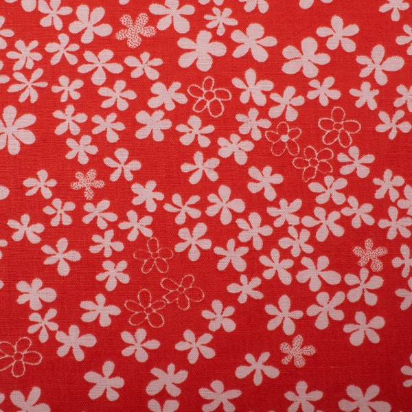1950s Red Fabric - Etsy