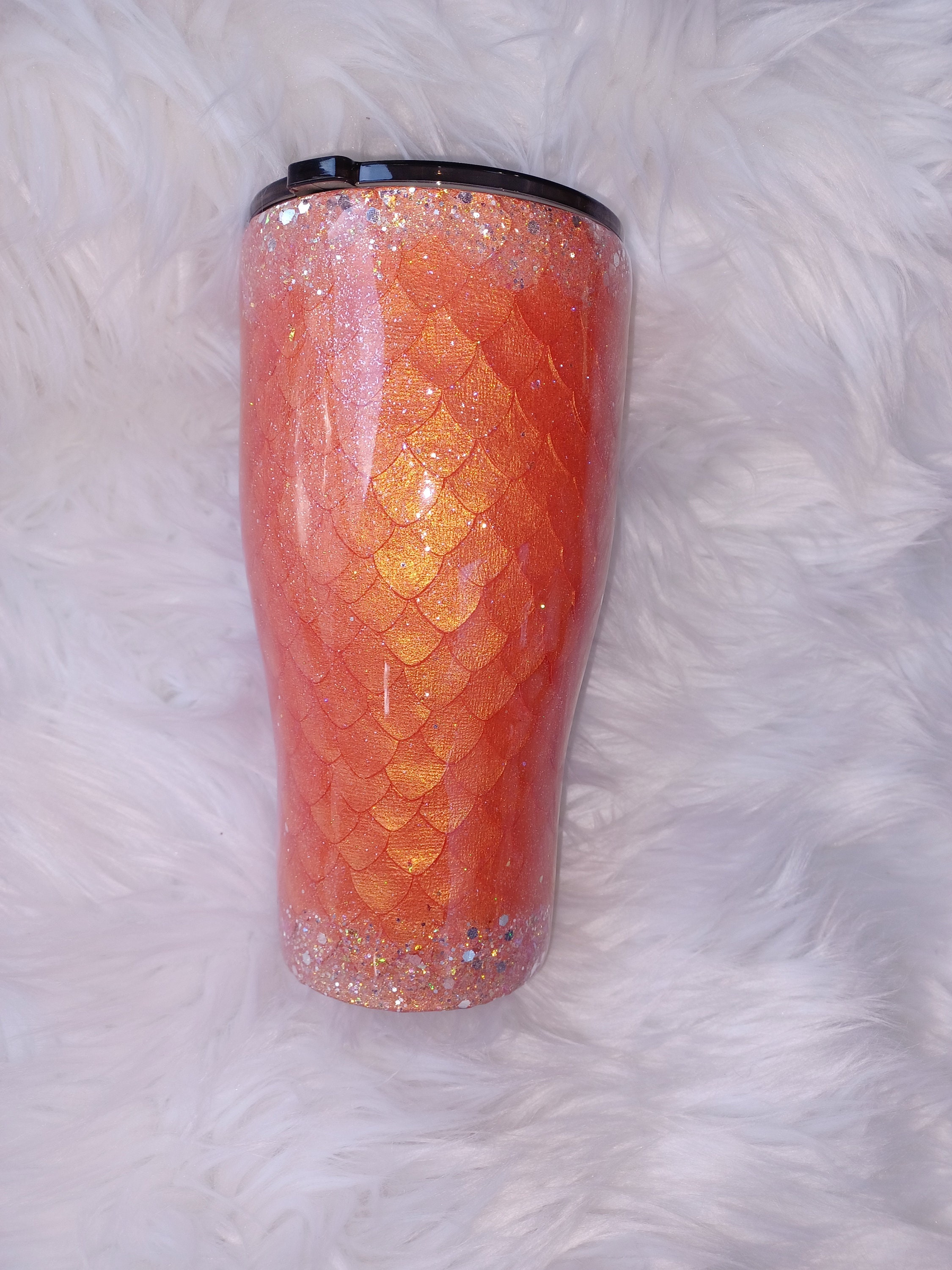 Mermaid 3D Tumbler. Each Scale Was Place Individually. This - Etsy