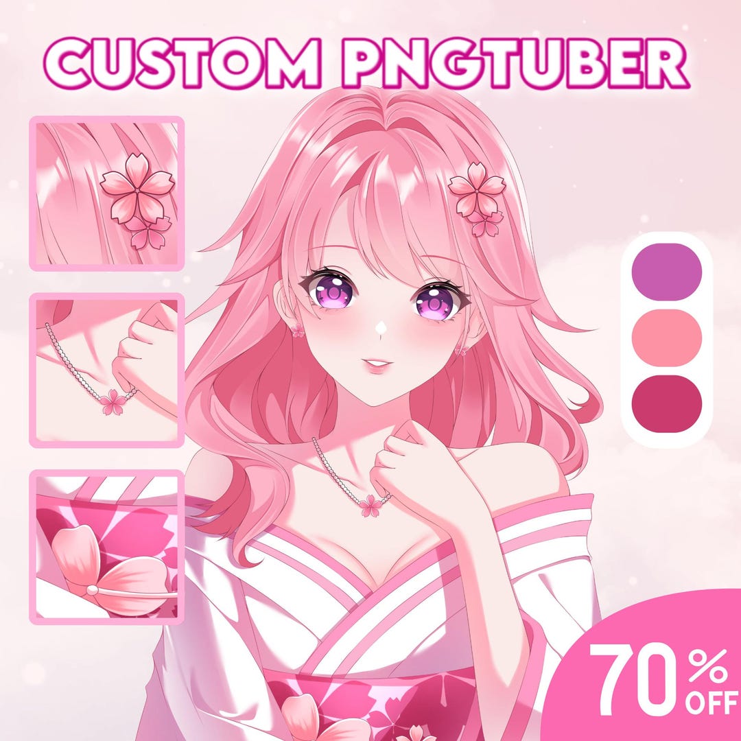 CUSTOM PNGTUBER MODEL | Pngtuber, Vtuber Model, Twitch Pngtuber ...