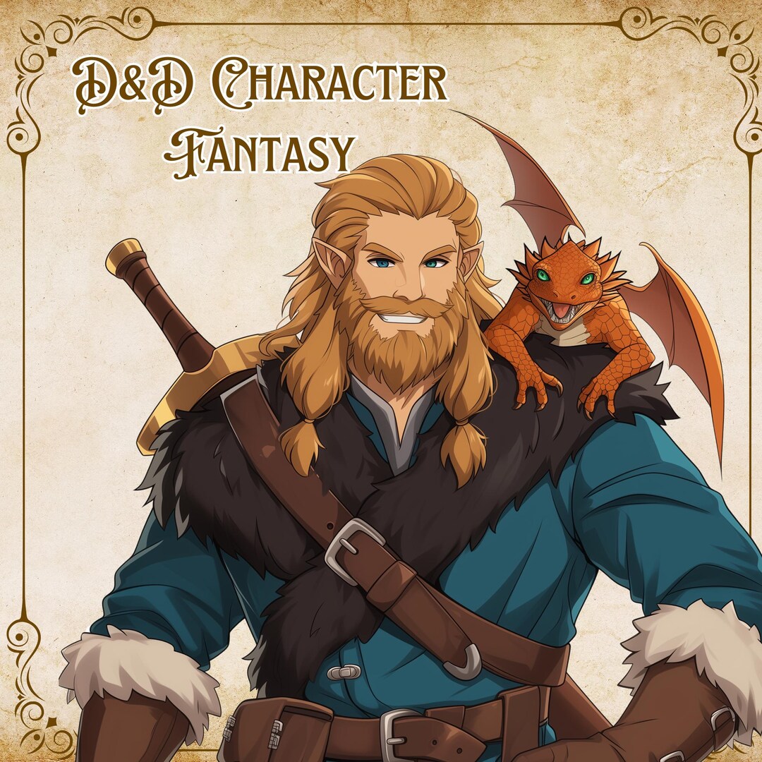 CUSTOM DND Character, Dnd Character Commission,dungeons and Dragons,dnd ...