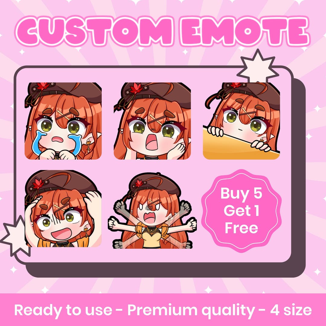 Custom Animated Emotes, Emojis, Sub Emotes for Your Twitch, Youtube ...