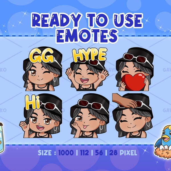 Twitch Emotes Tank Girl - Etsy