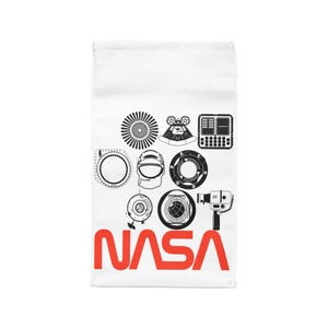 NASA Apollo Icons Polyester/foil Lunch Bag With Magnetic Closure for ...