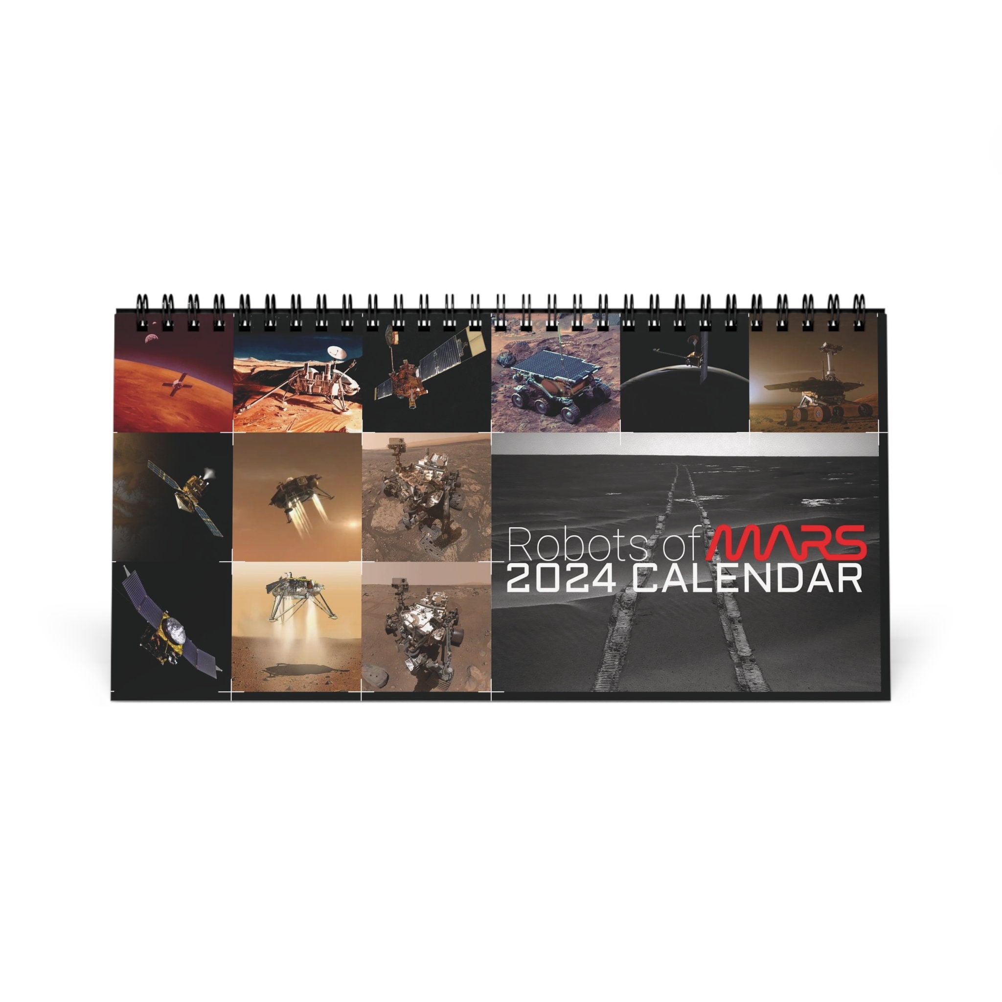 NASA Calendar 2024 Robots of MARS, Desk Calendar 2024, Spiral Bound ...