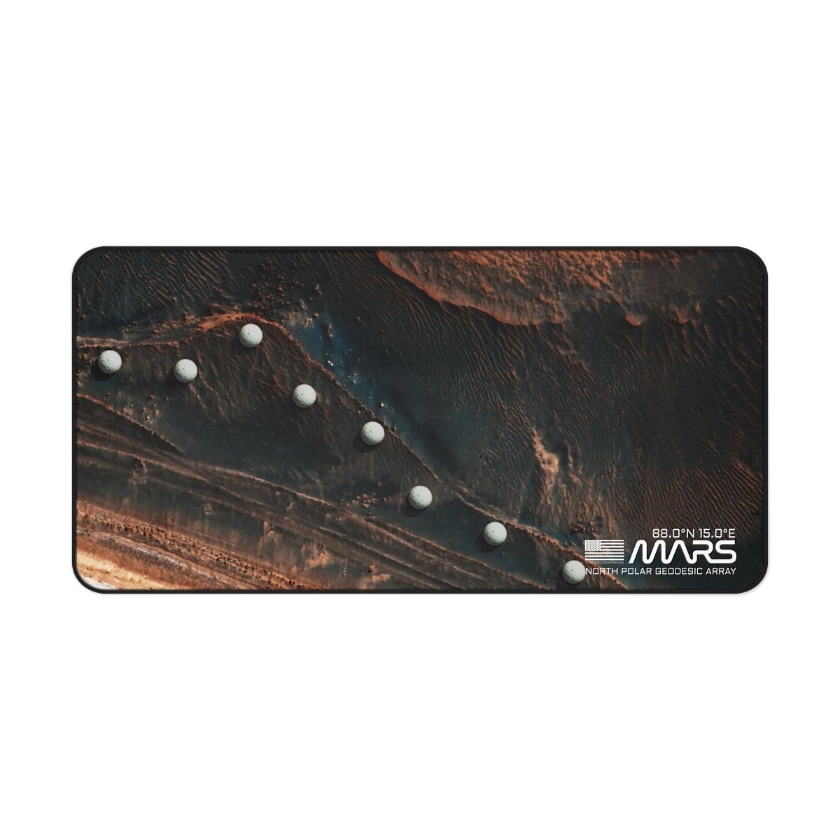 Mars Terrain Futuristic Domes Desk Mat / Nasa Mars Planet Satellite ...
