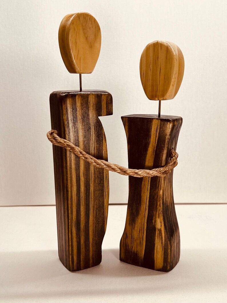 Couple in Love Hand Made Unity Wood Figurine - Etsy