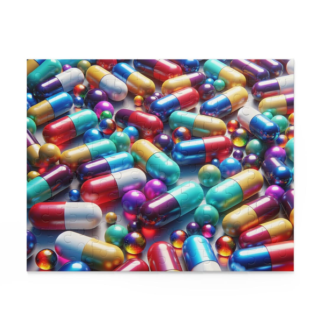 Jigsaw Puzzle Fun Capsules Medical 120 252 500-piece, Hobby Game Adult ...