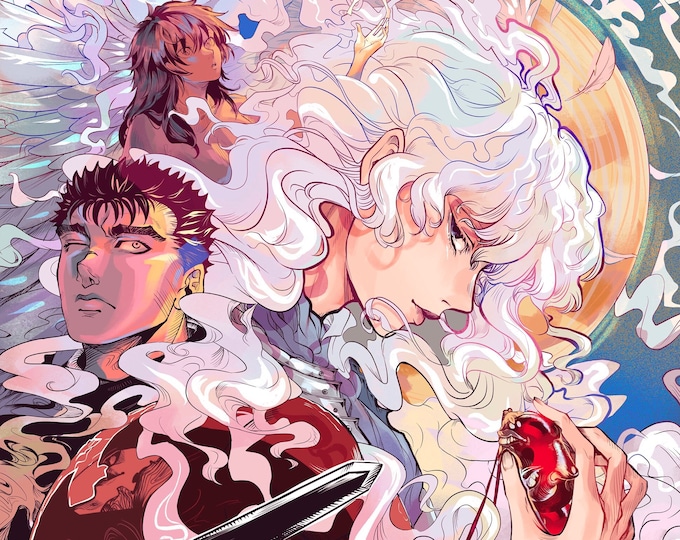 Berserk Story Poster Print: Griffith, Guts, Casca - Etsy Canada
