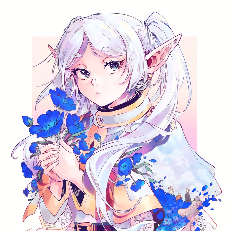 Frieren Poster - Etsy