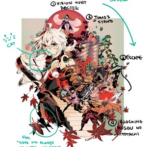 Genshin Impact Kaedehara Kazuha Story Poster Print - Etsy