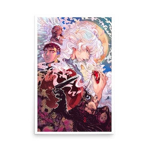 Berserk Story Poster Print: Griffith, Guts, Casca - Etsy