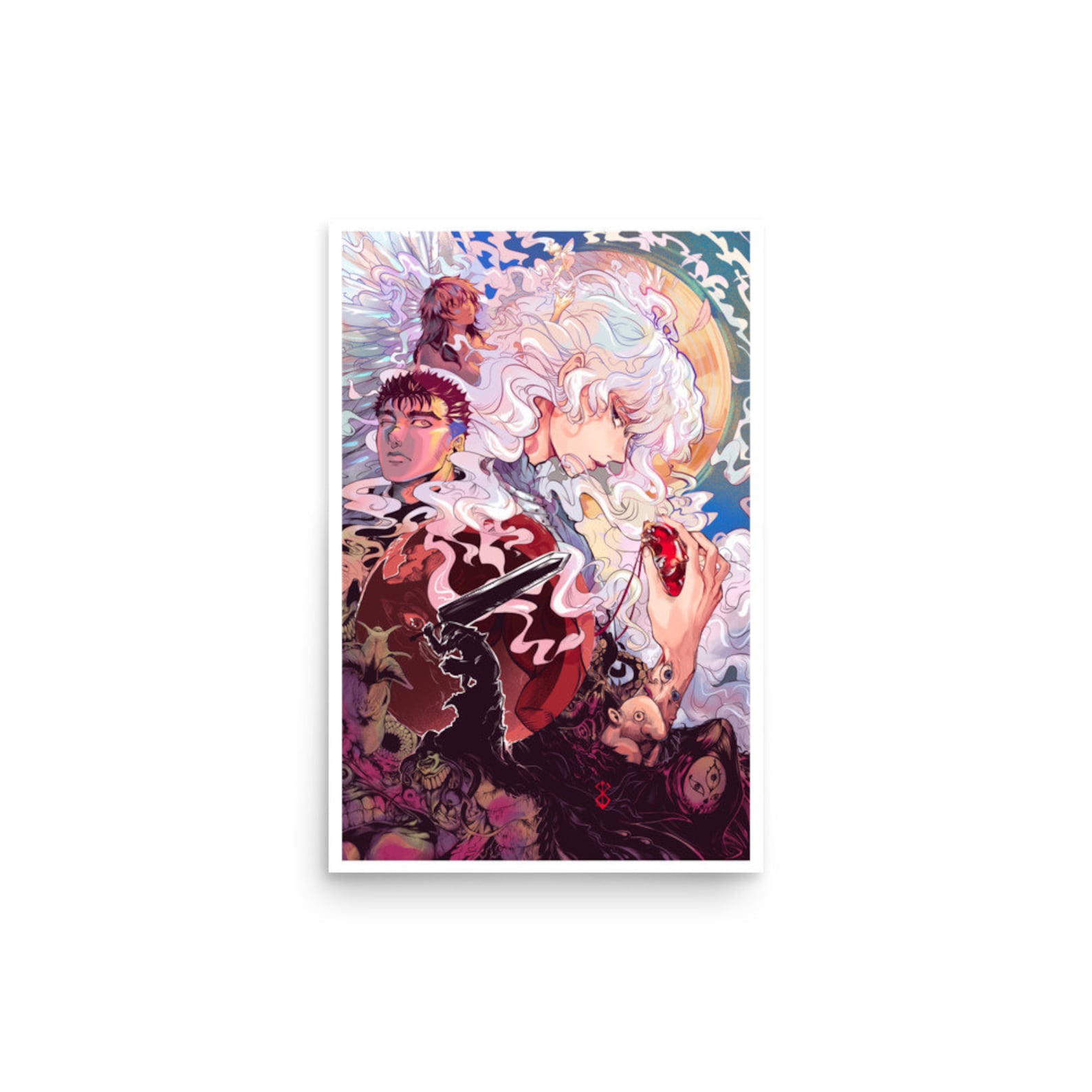 Berserk Story Poster Print: Griffith, Guts, Casca - Etsy