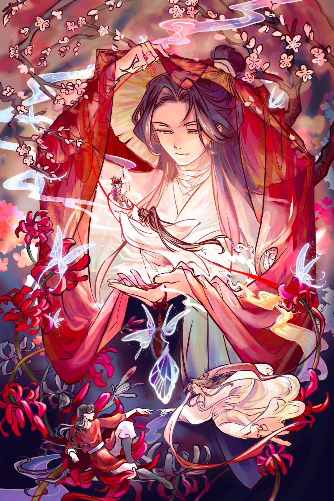 Heaven Official's Blessing (TGCF) Art Print Poster (xie Lian and Hua ...