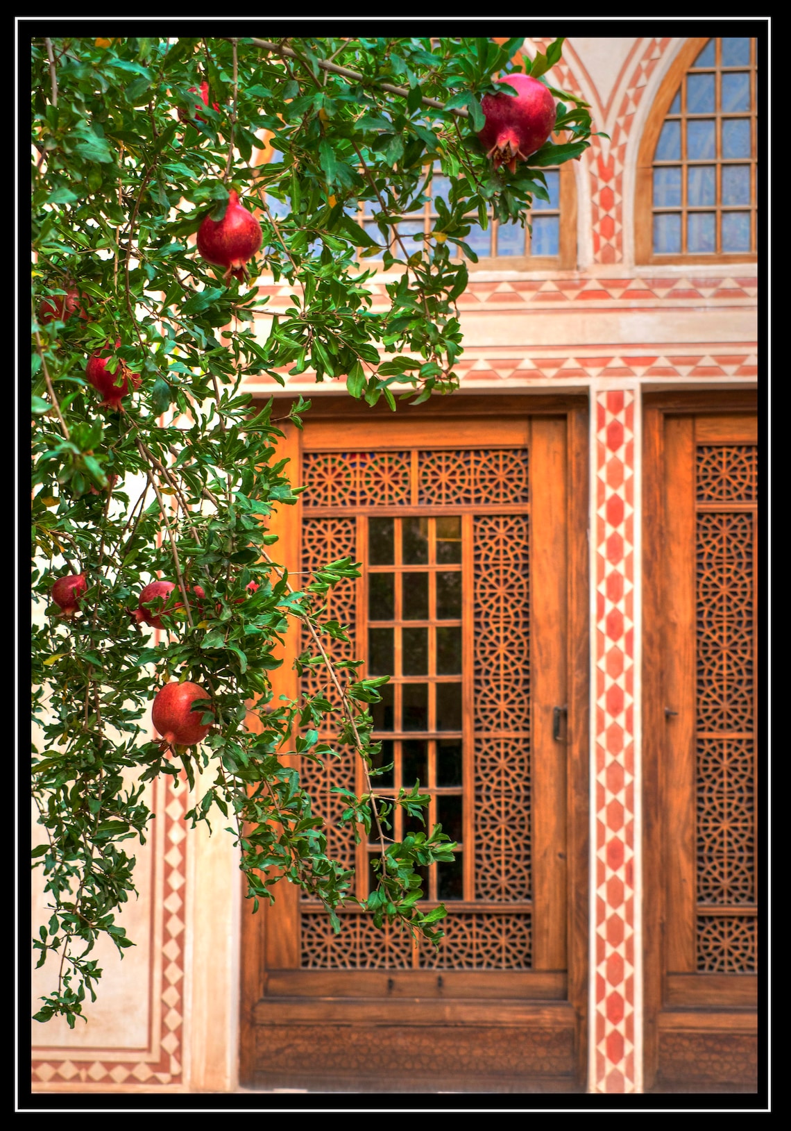 Set of 2 Printable Photos of Persian Old Wooden Windows With ...