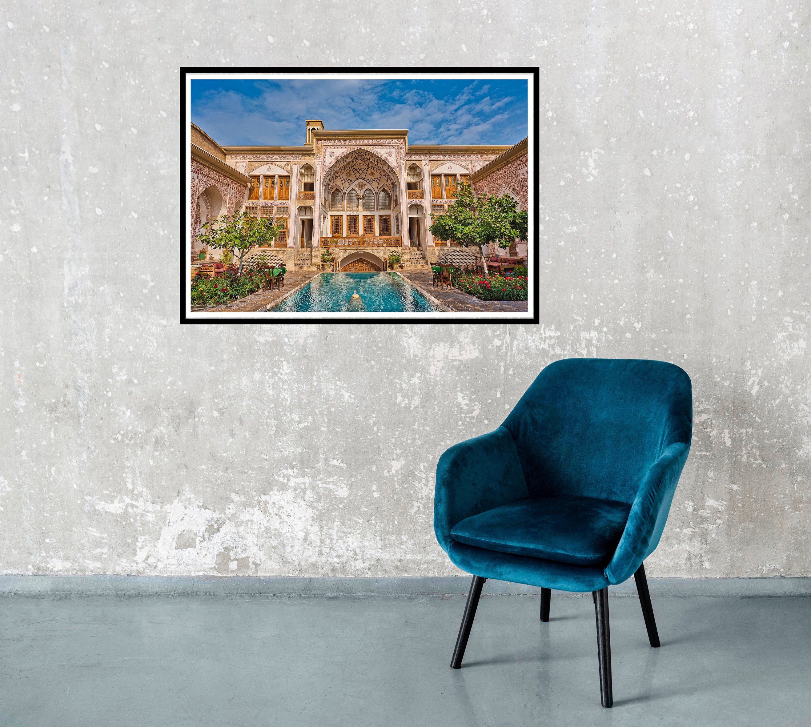 Iran Photo, Isfahan Poster, Persian Art, Iran Print, Kashan Old House ...