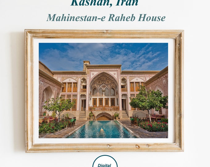 Isfahan Print, Isfahan Travel Poster, Middle East Travel Print, Islamic ...