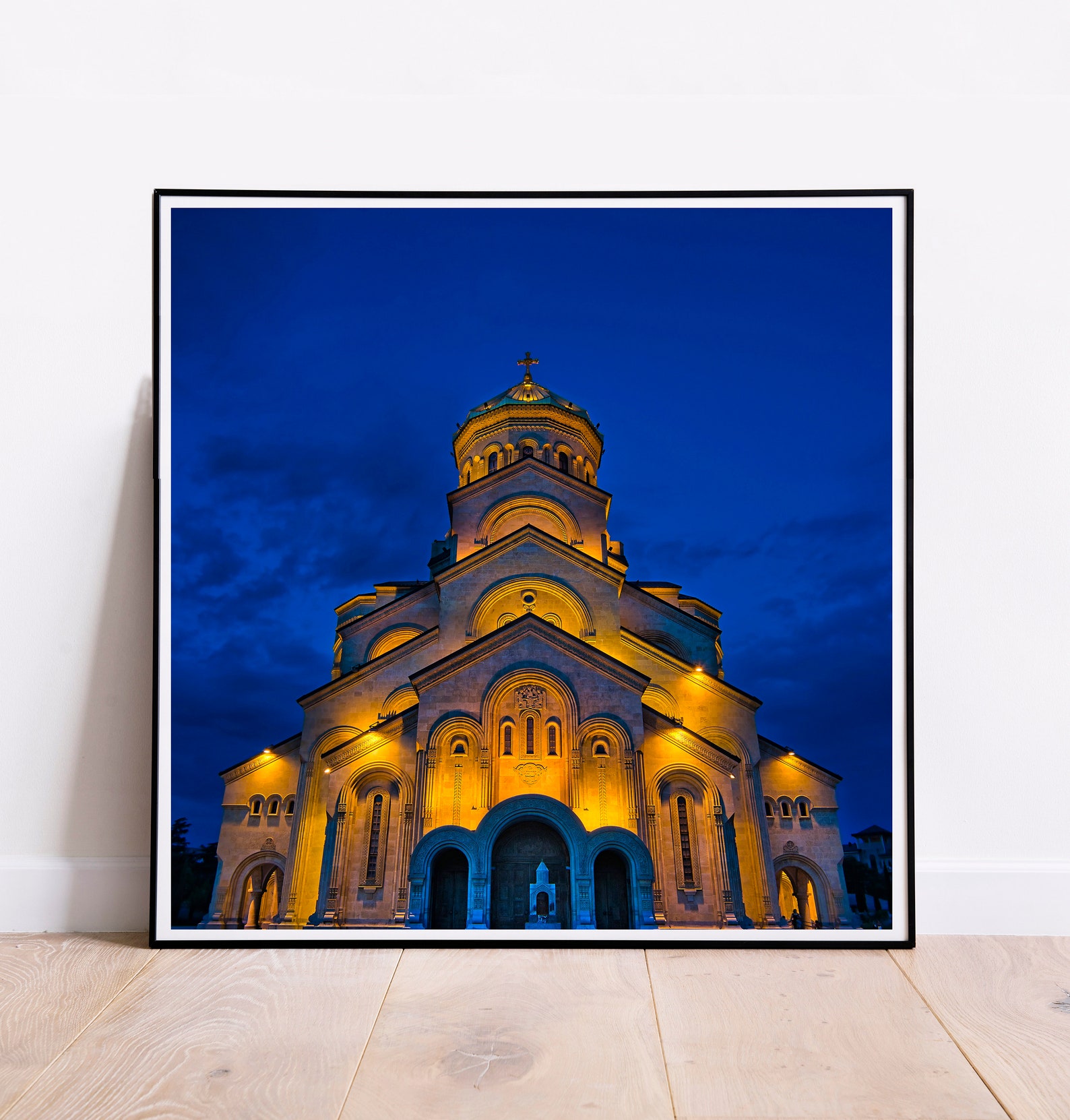 Sameba Cathedral Photo, Tbilisi Photo, Church Poster, Christianity Gift ...