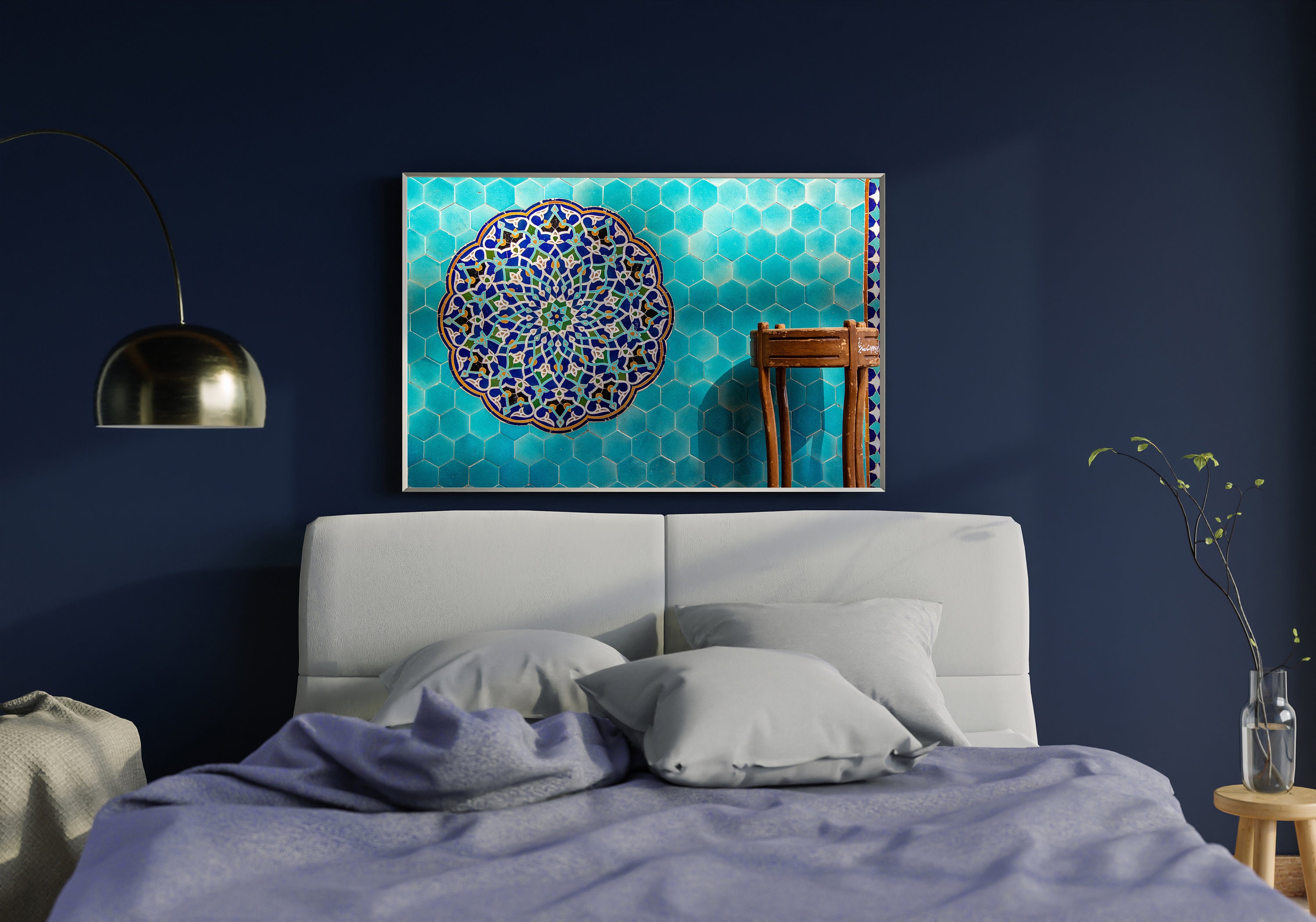Jameh Mosque of Yazd Photo, Yazd Poster, Persian Tile Art, Mosque Photo ...