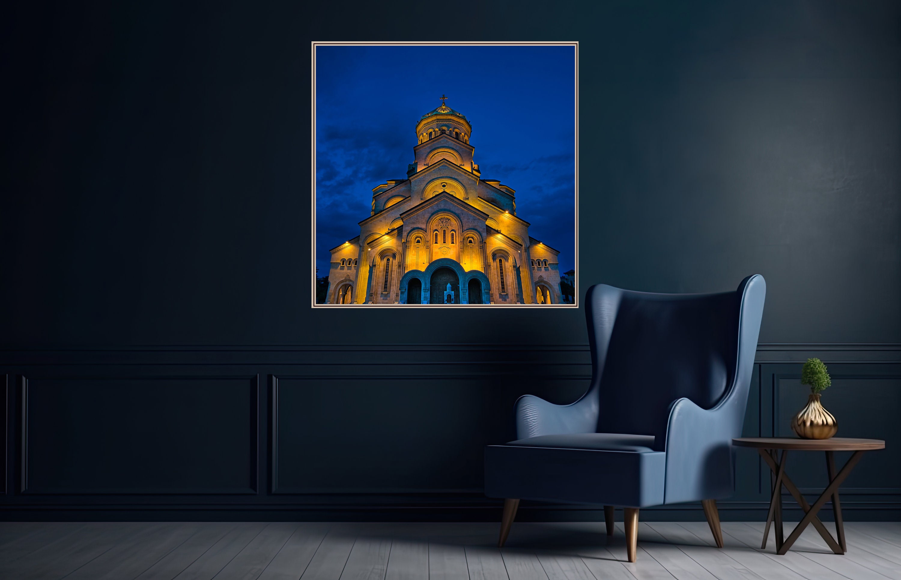 Sameba Cathedral Photo, Tbilisi Photo, Church Poster, Christianity Gift ...