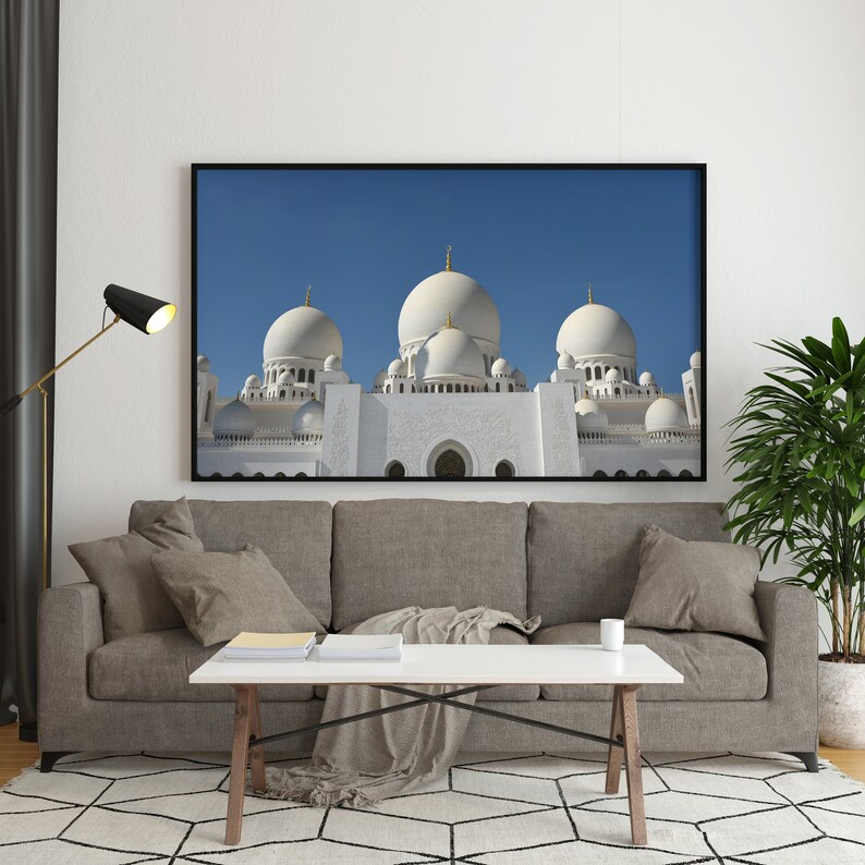 Sheikh Zayed Grand Mosque Photo Abu Dhabi Poster Original - Etsy