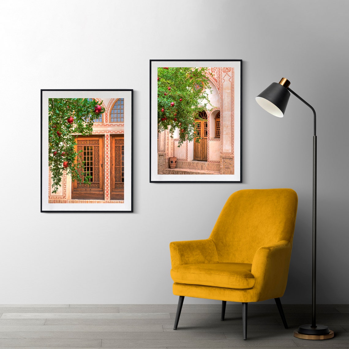 Set of 2 Printable Photos of Persian Old Wooden Windows With ...