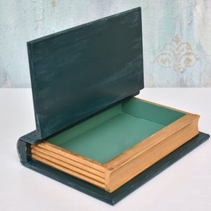 Victorian Style Book Jewelry Box, Antique Keepsake Box, Retro Chic ...